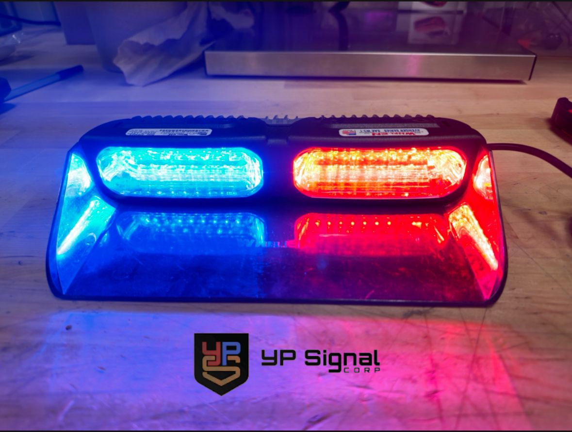 Whelen Dual Avenger, Red/Blue, Used – YP Signal Corp