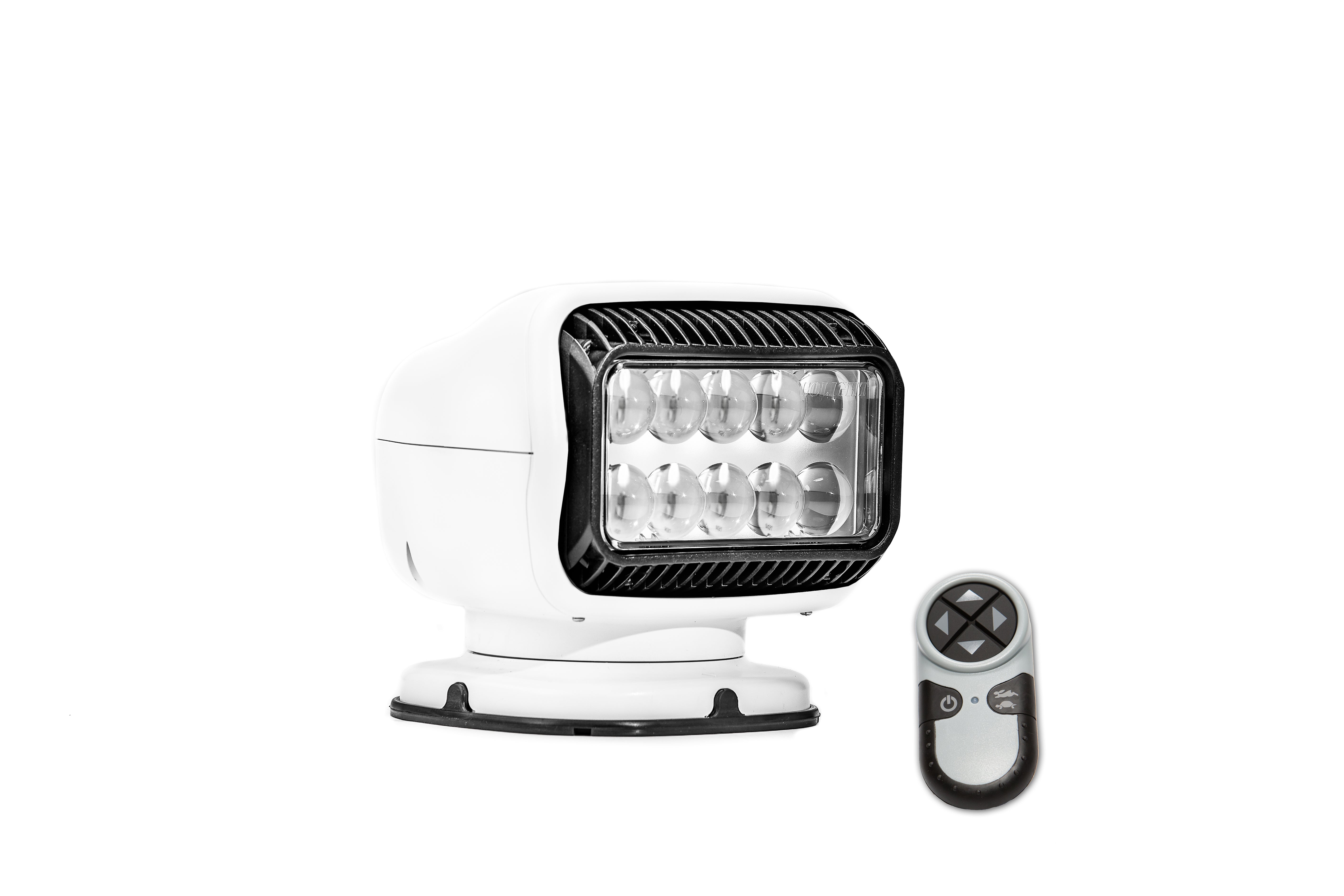 GOLIGHT LED SPOT PERMANENT HANDHELD WIRELESS REMOTE WHITE – YP Signal Corp