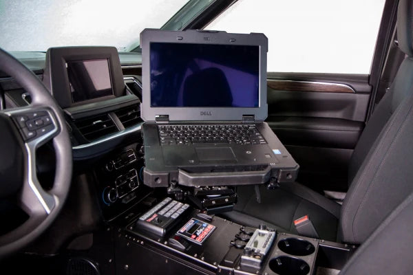 Havis Vehicle-Specific 22" Angled Console For 2021-2024 Chevrolet Taho ...