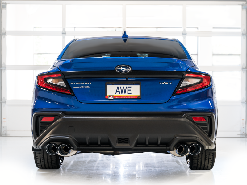 AWE Tuning 2022+ VB Subaru WRX Touring Edition Exhaust - Chrome Silver ...