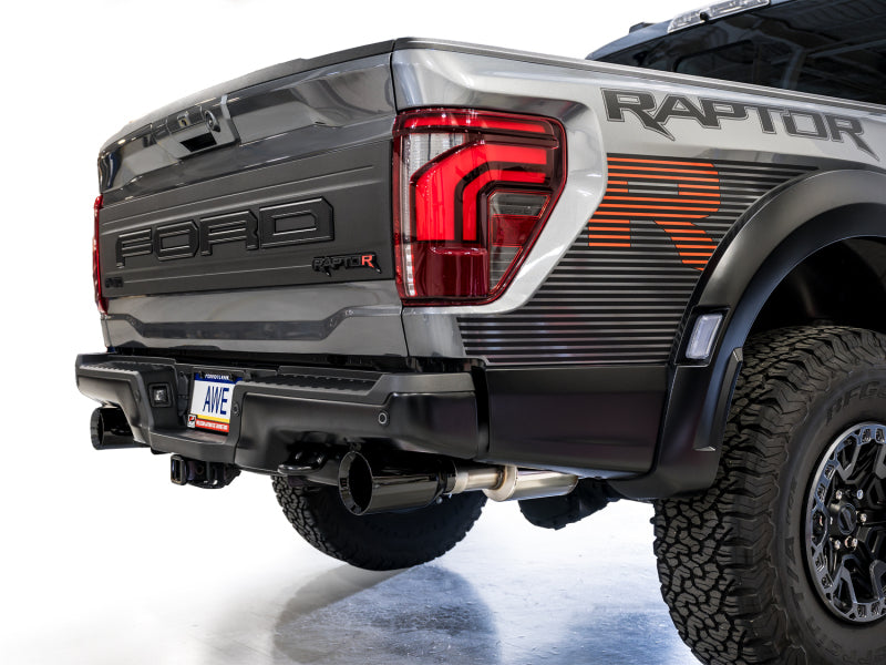 AWE Gen 3 Raptor R SwitchPath Exhaust - Diamond Black Tips – YP Signal Corp