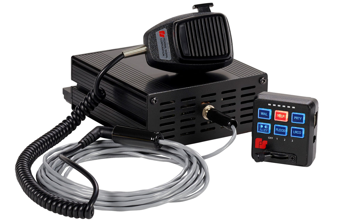 Federal Signal Pathfinder 6 Button Remote Control Head Siren & Light C ...