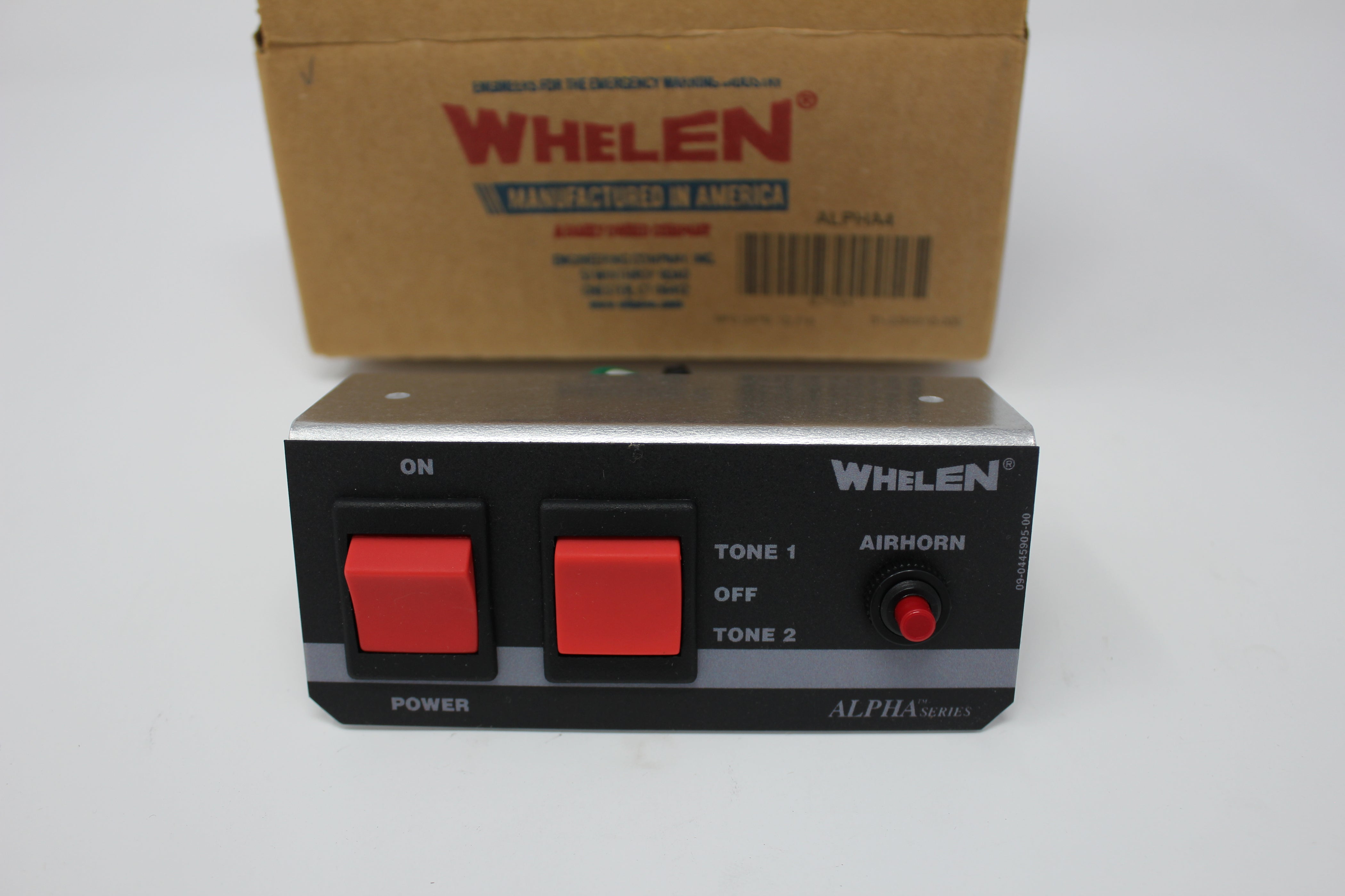 Whelen Optional Remote Switches for AlphaSL Siren - Alpha4 — YP Signal Corp