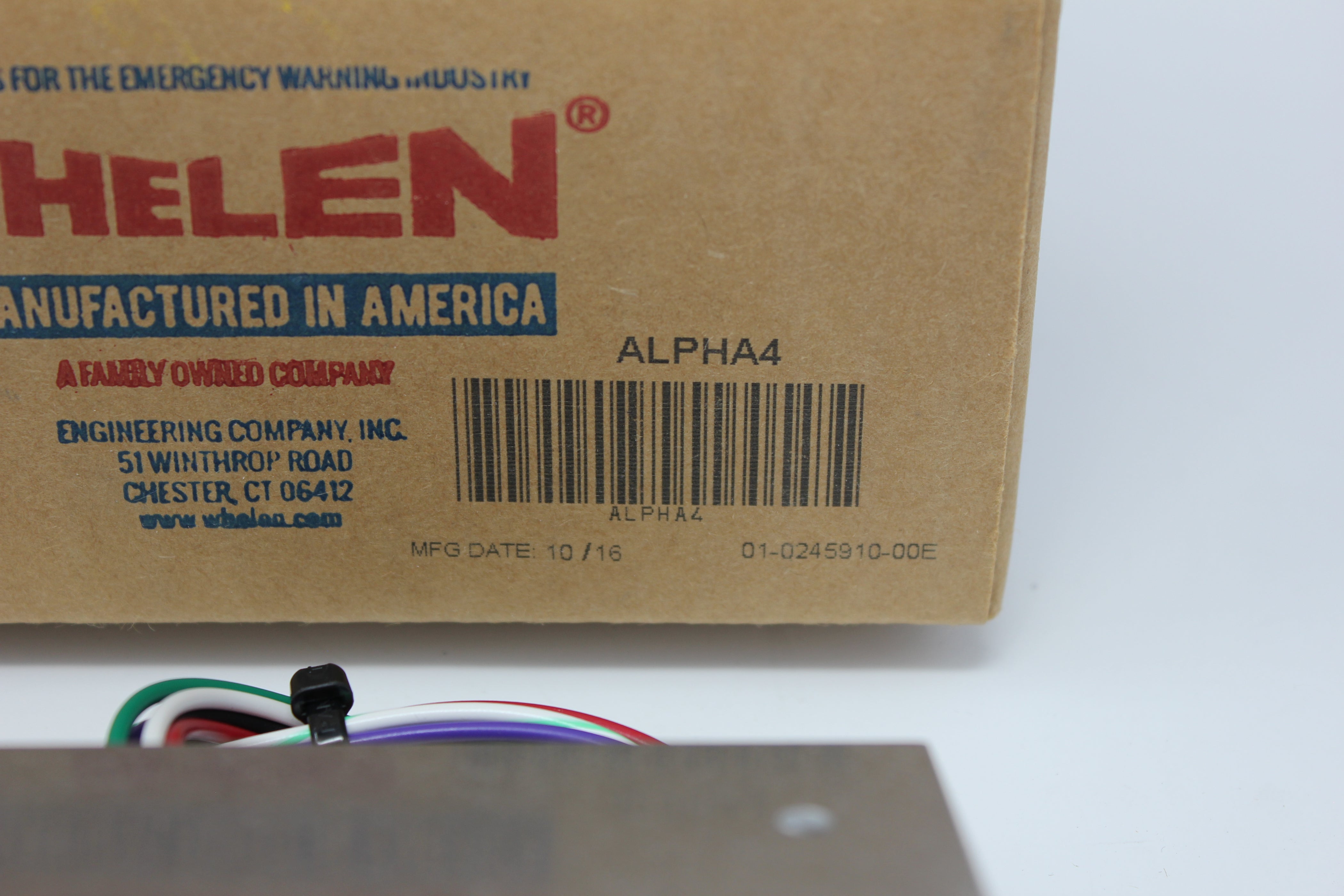 Whelen Optional Remote Switches for AlphaSL Siren - Alpha4 — YP Signal Corp