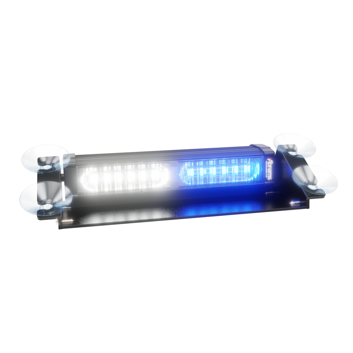 Abrams Focus 2X Series LED Dash & Deck Light - Blue/White – YP Signal Corp