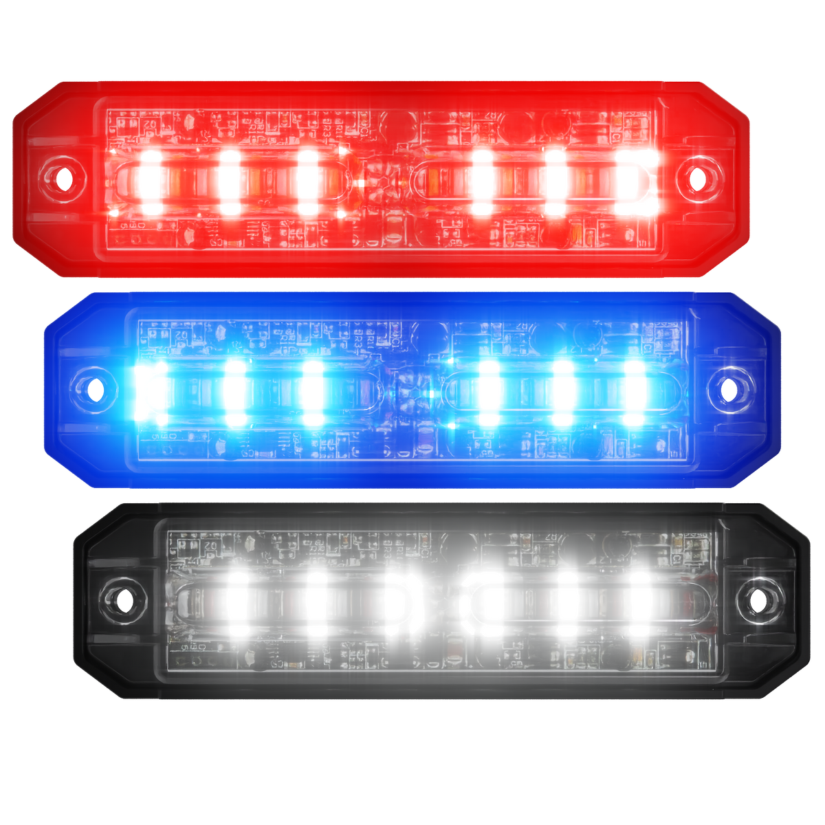 Abrams Ultra 18 LED Tri-Color Grill Light Head - Red/Blue/White – YP ...