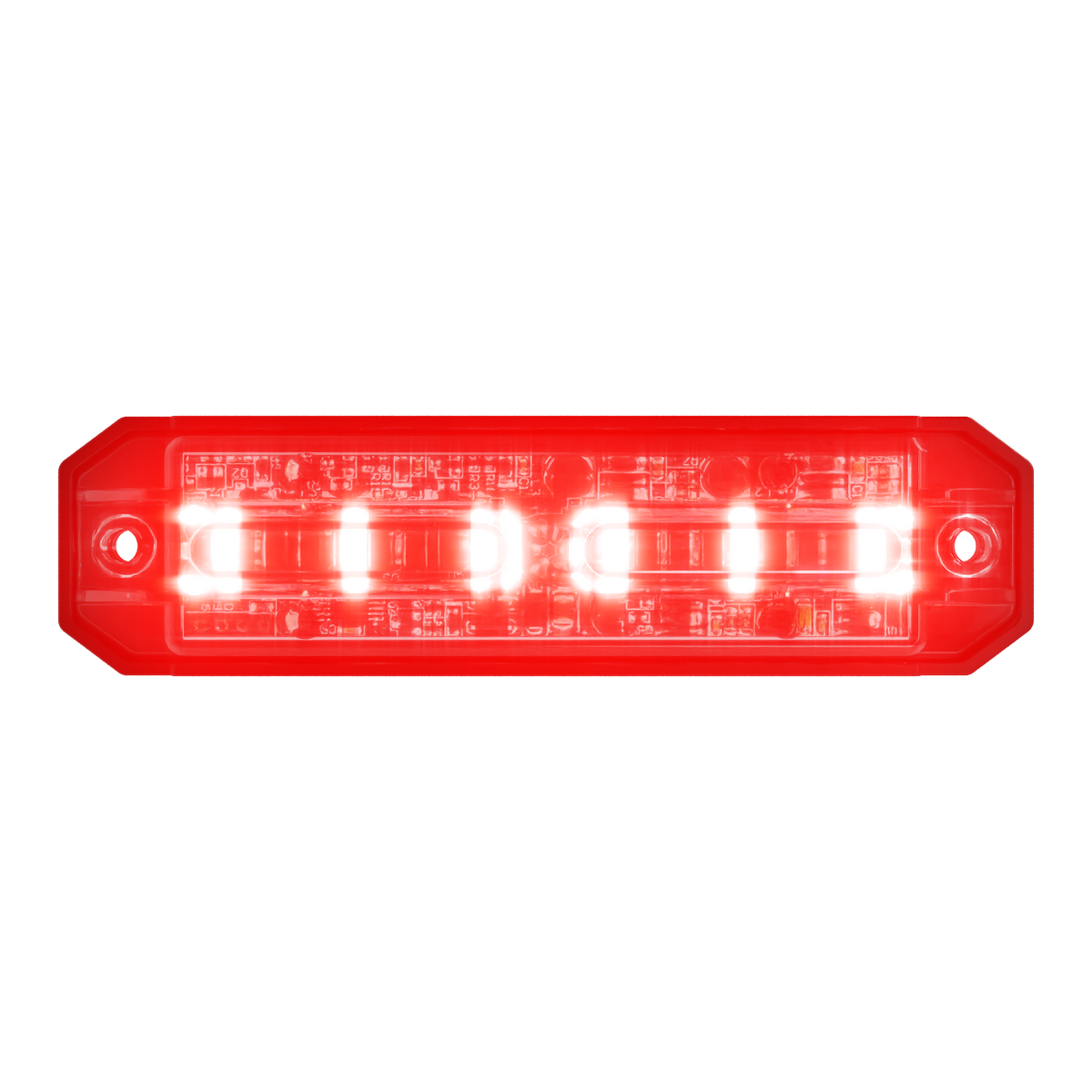 Abrams Ultra 6 LED Grill Light Head - Red – YP Signal Corp